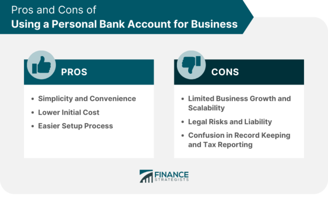 Using a Personal Bank Account for Business | Pros and Cons