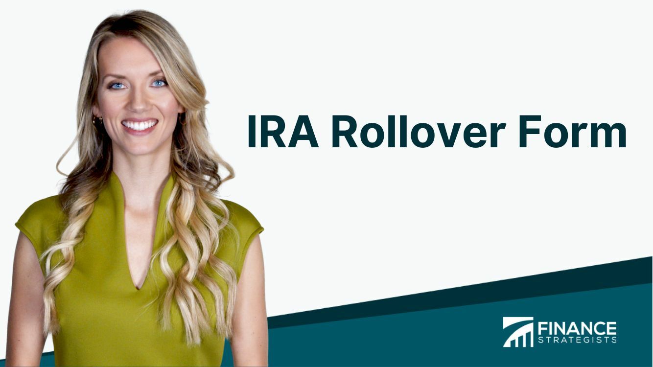 IRA Rollover Form | Finance Strategists